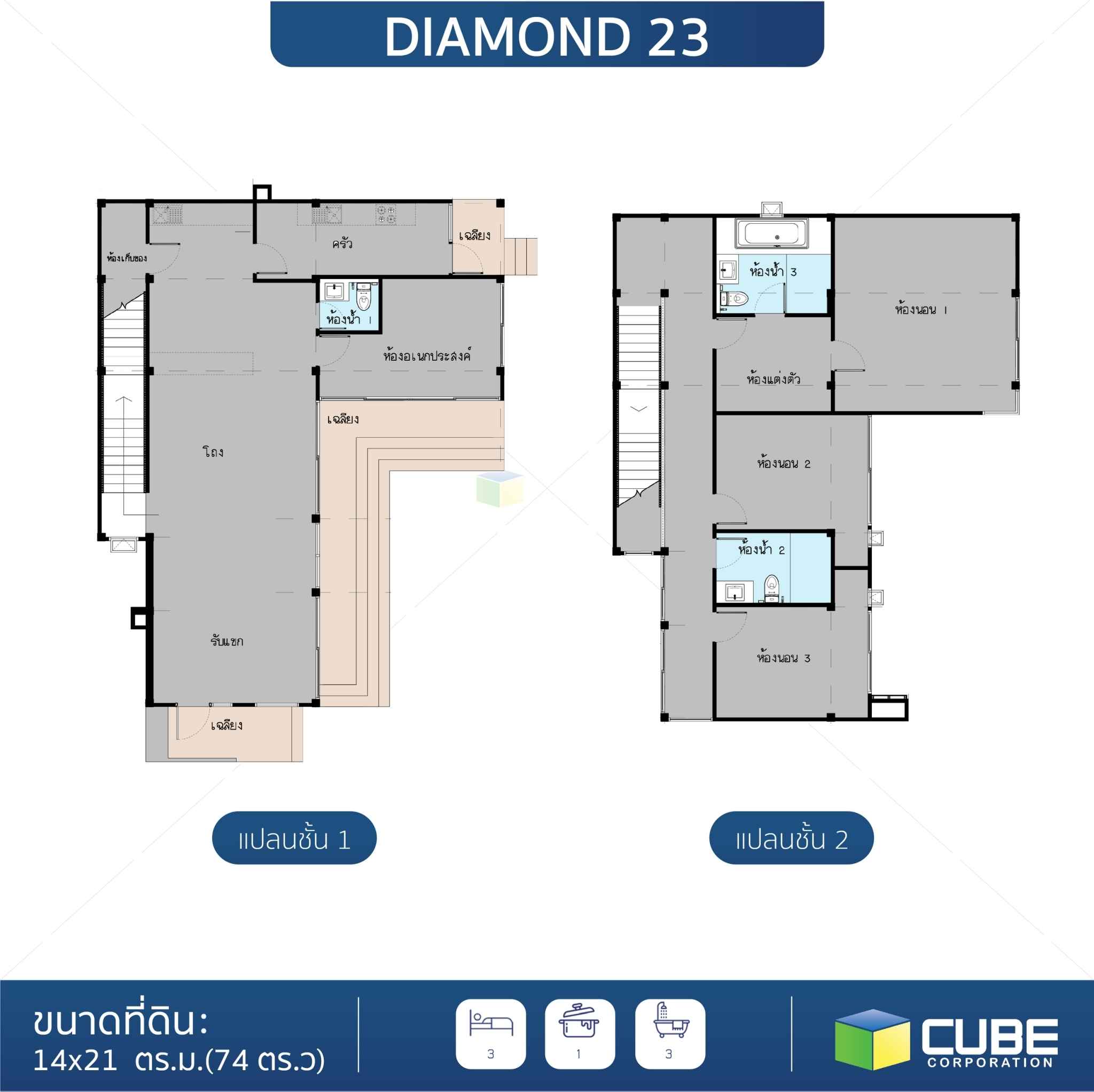 DIAMOND 23 - CUBE CORPORATION